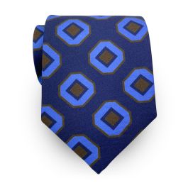 O'Connell's 36oz. Silk Necktie - Retro Diamond - Navy (115014) | Men's ...