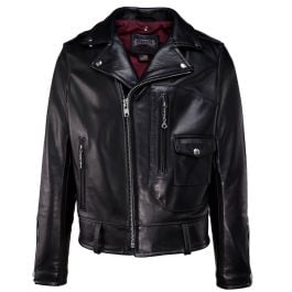 Schott NYC Limited Edition Vandals Jacket - Pebbled Cowhide - Black ...