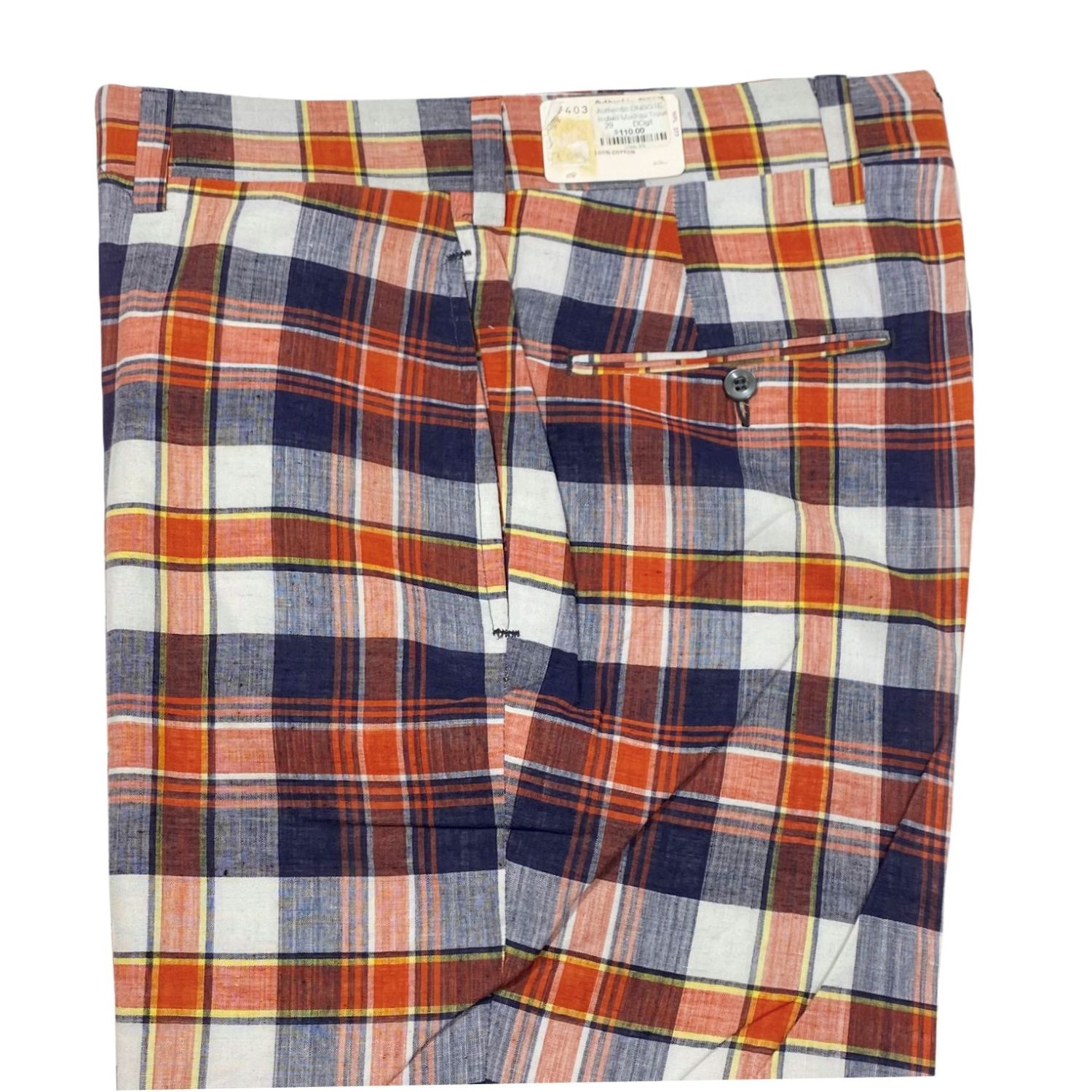 Authentic India Bleeding Madras Trouser (DOg1) | Men's and women's clothing