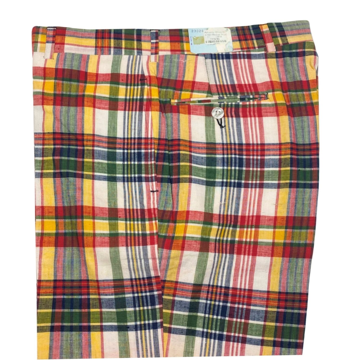 Authentic India Bleeding Madras Trouser (DRd1) | Men's and women's clothing