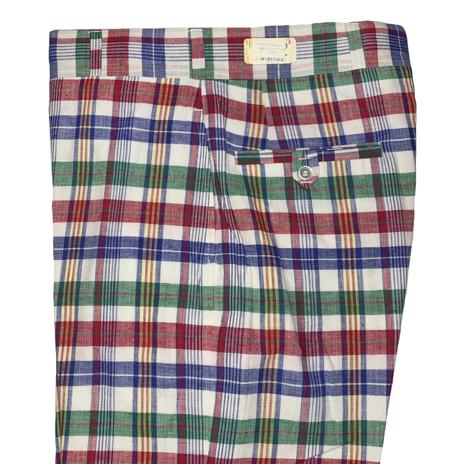 Authentic India Bleeding Madras Trouser (Mlt8) | Men's and women's clothing