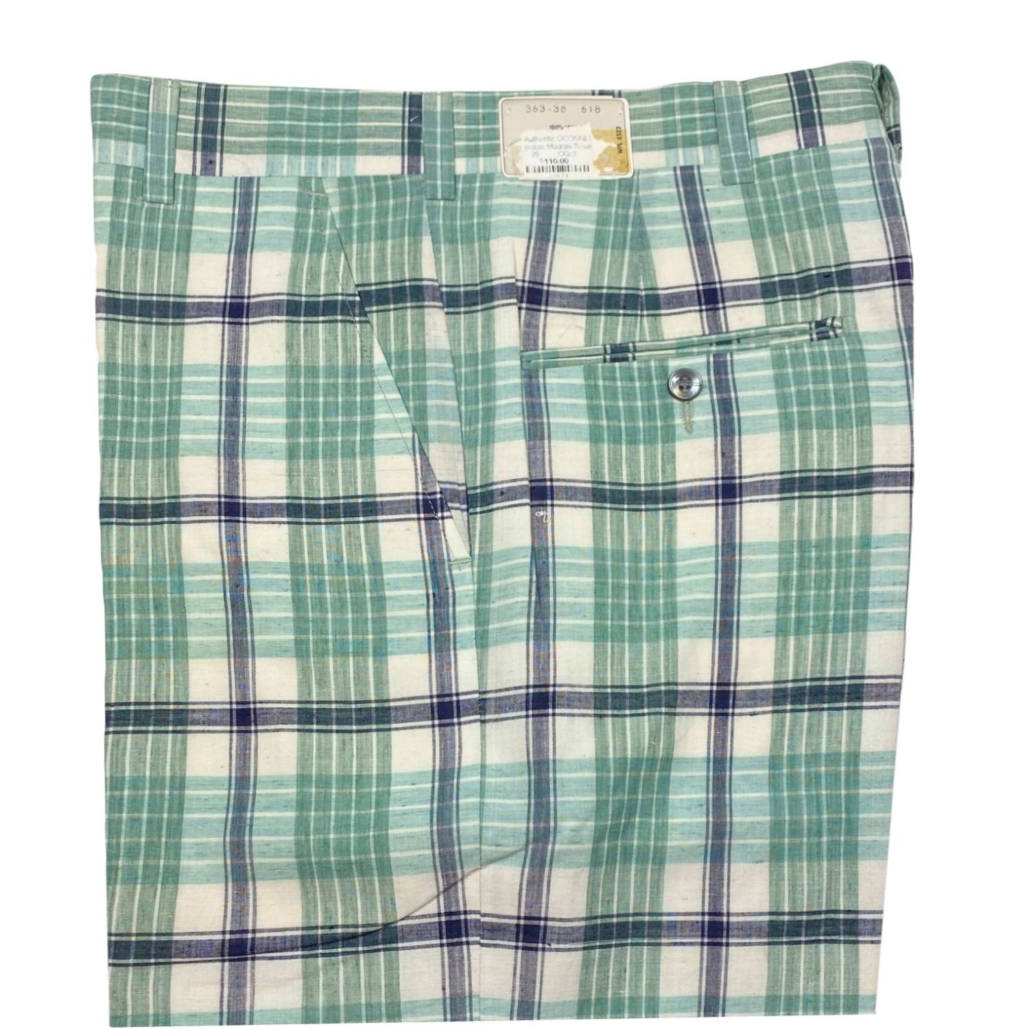 Authentic India Bleeding Madras Trouser (OGr2) | Men's and women's clothing