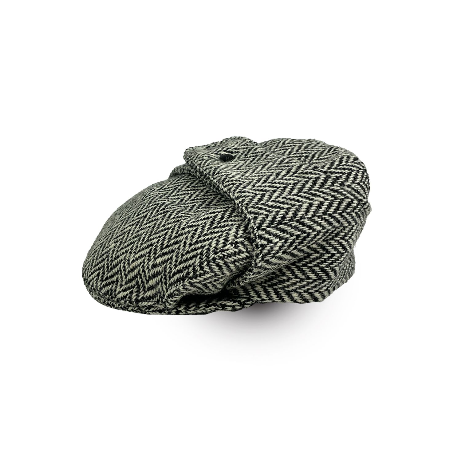O'Connell's Wool 'Chicago Lugg' Cap - Grey Herringbone | Men's and ...